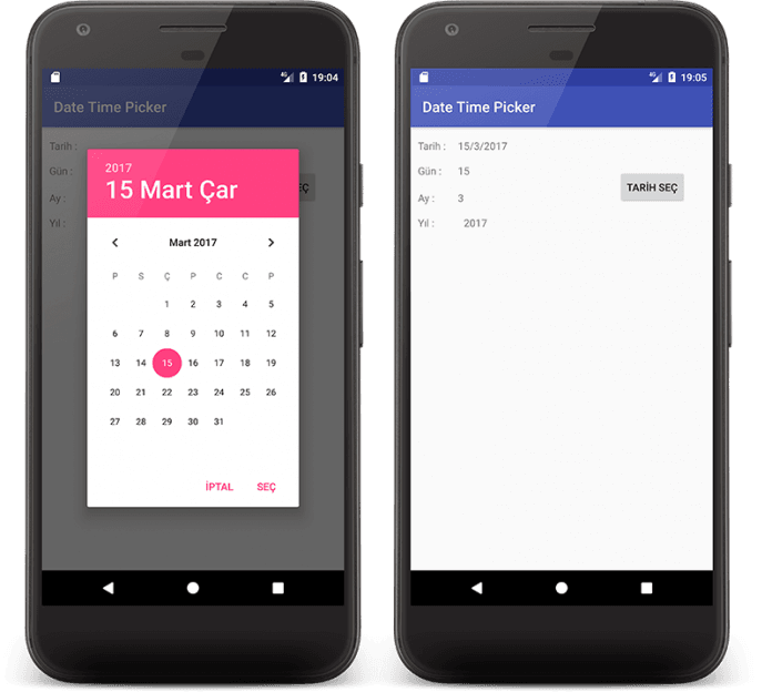 Android Date Time Picker Kullanımı - Sercan Çepni